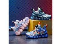 China Mesh Upper MD Outsole Kids Athletic Shoes Basketball Nonslip Athletic Running Shoes for sale