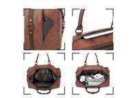 China Oversized Camera Messenger Bags Custom Leather Luxury Vintage Outdoor Duffle Bag for sale