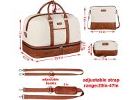 China Pink Women'S Gym Bag 3 In 1 Waterproof Bag Tote Dry Wet Bag Women'S Crossbody for sale