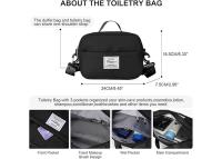 China Hot Sale Waterproof Travel Bag Large Capacity Black Gym Shoulder Bag Ladies Weekend Travel Bag for sale