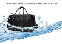 China Luxury PU Leather Travel Bags Men'S Overnight Weekender Bags Quilted Leather Weekend Bag for sale