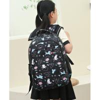 China Nylon Casual Full Printed Waterproof Pink Unisex StudentsBag Backpack School Bag for sale