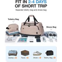 China Women 38L Carry on Overnight Bag Personalized Travel Large Capacity Bag Weekender Bag for sale