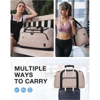China Women 38L Carry on Overnight Bag Personalized Travel Large Capacity Bag Weekender Bag for sale