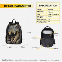 China 3 in 1 Dinosaur with Pencil Box Trendy for Kids Boys Fans Gifts Schoolbag Backpack for sale