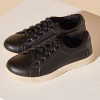 China Customized Genuine Leather Sneaker Laced-up Shoes Casual Trendy Walking Style Shoes for sale