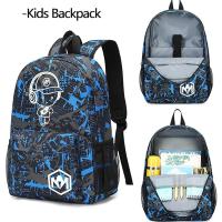 China Custom Logo Student Unisex Starry Night Light Children's Backpack Printed Backpack for sale