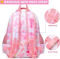 China Polyester Kids School Backpack Mermaid School Bag Three Pieces Set for sale
