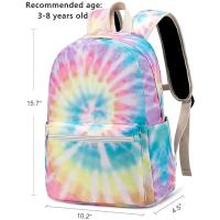 China Custom Colorful Printing Girls Trendy Backpack With Lunch Bag Set Waterproof for sale