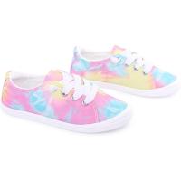 China Girls And Boys Kids Canvas Sneakers Low Top Comfortable Walking Shoes for sale