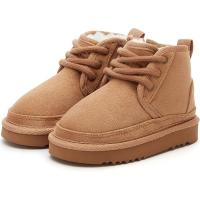 China Winter Fuzzy Snow Boots Suede Outer Zipper Closure with Several Colors for sale