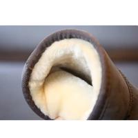 China Classic Boys / Girls Winter Warm Snow Boots Middle Tube Artificial Fur Lining for sale