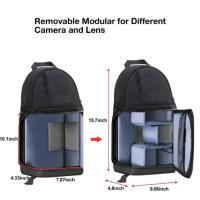 China Multi-functional Shockproof Photography Camera Soft Messenger with Tripod Holder Portable Camera Sling Bag for sale