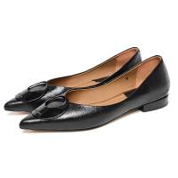 China Daily Used Woman Casual Flat Shoe Spring Flat Pointed Toe Ladies Shoes for sale