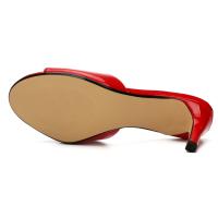 China Latest Design Fish Mouth Women Shoes Bling Sandals Sexy Slide Open Tow Party Women Shoes for sale
