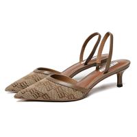 China Mature And Sexy Women'S High -Heeled Shoes Lace Shoe Women'S High -Rich Sandals for sale