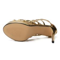 China Ultra-high Stiletto Waterproof Platform Sexy Cross Straps Nightclub Women's High Sandals for sale