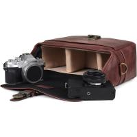 China Genuine Leather High Quality Sling Bag Small Unisex Design Custom Size Lovely Stylish for Daily Use Camera Messenger Bag for sale
