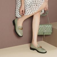 China Single Shoes British Style Small Leather Shoes Women'S New Thick Bottomed Muffin High Flat Bottomed Trendy for sale