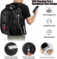 China All Pass Waterproof College Bag Airline Approved Business Work Bag with USB Charging Port Backpack Travelling Bags for sale