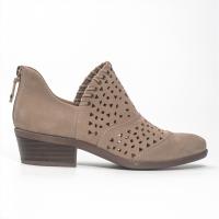 China Women Heeled Shoes New Fashion Style Hollow Casual Peep Toe Boot Shoes Large Size for sale
