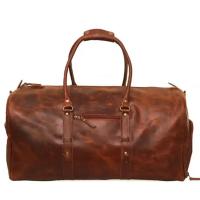 China Genuine Leather Factory Custom Duffle Bag Mens Tote Gym Bag Travel Overnight Unisex with Shoe Pocket Weekender Bag for sale