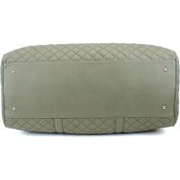 China High-quality Customized Hand-made Quilted Duffel Bag Leather Overnight Bag Weekender Travel Bag for sale