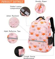 China Soekidy Backpacks For Girls Backpack For School Fox Unicorn Backpack Kids Backpack Set, Preschool Bookbag for sale