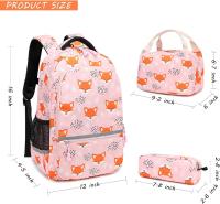 China Soekidy Backpacks For Girls Backpack For School Fox Unicorn Backpack Kids Backpack Set, Preschool Bookbag for sale
