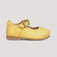 China 2023 Cute Fancy Soft Genuine Leather Children Buckle Strap Princess Hard Sole Dress Shoes for sale