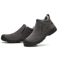China 6KV Insulation Safety Boot Leather Men Electric Hazard Composite Toe Industrial Work Shoes for sale