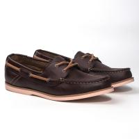 China Loafers Style Genuine Leather Men Shoes Casual Brown Dress Shoes for sale