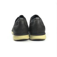 China Casual Mens Black Loafers Shock Absorbing Simple Leather Formal Shoes for sale