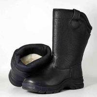 China Plus Velvet Genuine Leather Martin Boots Warm Cotton Boots Autumn And Winter Riding for sale