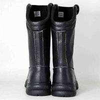 China Plus Velvet Genuine Leather Martin Boots Warm Cotton Boots Autumn And Winter Riding for sale