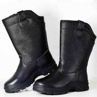 China Plus Velvet Genuine Leather Martin Boots Warm Cotton Boots Autumn And Winter Riding for sale