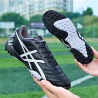 China Training Professional Best Leather All Ages Soccer Football Cleats Fustal Shoes for sale