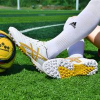 China Training Professional Best Leather All Ages Soccer Football Cleats Fustal Shoes for sale