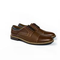 China Luxury British Style Men Dress Shoes Oxford Genuine Leather Slip-On Shoes Office Shoes for sale