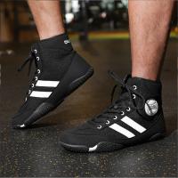 China Men Shoes Professional Fashion Indoor Gym Training Fitness Combat Wrestling Shoes for sale