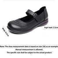 China Top Layer Cowhide Kids School Shoes Black Brown Uniform Standard Shoes Manufacturer for sale