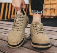 China Breathable Men Casual Shoes Synthetic leather Upper Rubber Sole Men Sports Shoes for sale