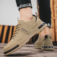 China Breathable Men Casual Shoes Synthetic leather Upper Rubber Sole Men Sports Shoes for sale
