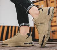 China Breathable Men Casual Shoes Synthetic leather Upper Rubber Sole Men Sports Shoes for sale