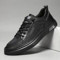 China Synthetic Leather Men Casual Shoes PVC Sole Men Leather Shoes 39 40 41 42 43 44 Size for sale