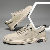 China Synthetic Leather Men Casual Shoes PVC Sole Men Leather Shoes 39 40 41 42 43 44 Size for sale