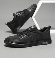 China Synthetic Leather Men Casual Shoes PVC Sole Men Leather Shoes 39 40 41 42 43 44 Size for sale