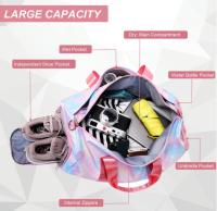 China Oxford Women Fitness Bag Dacron Lining Waterproof Girl Traveling Bag for sale