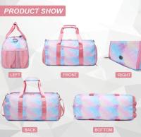 China Oxford Women Fitness Bag Dacron Lining Waterproof Girl Traveling Bag for sale