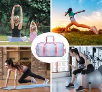 China Oxford Women Fitness Bag Dacron Lining Waterproof Girl Traveling Bag for sale
